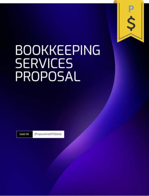 bookkeeping service proposal template
